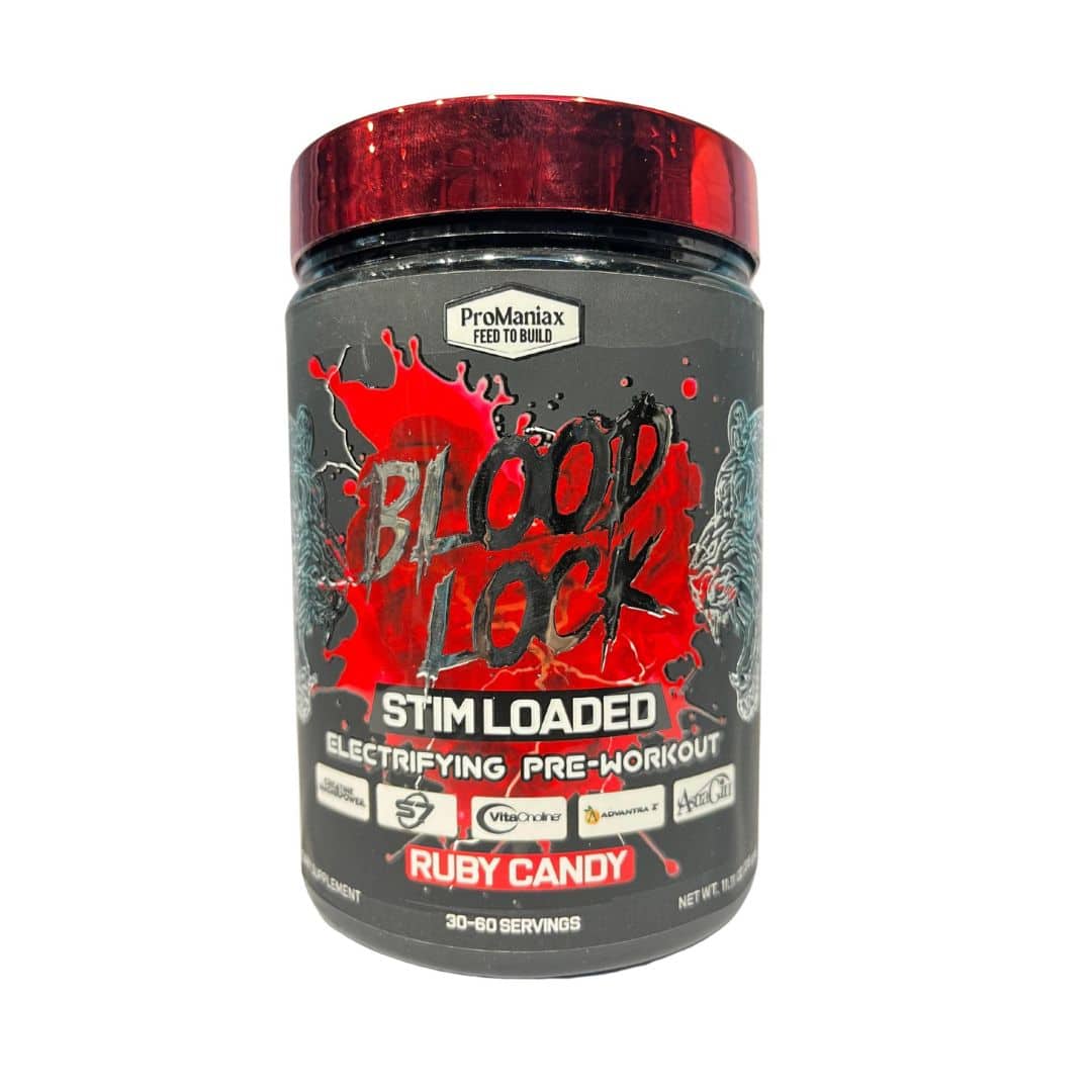 Buy ProManiax Blood Lock Stim Loaded Electrifying Pre-Workout Yellow ...